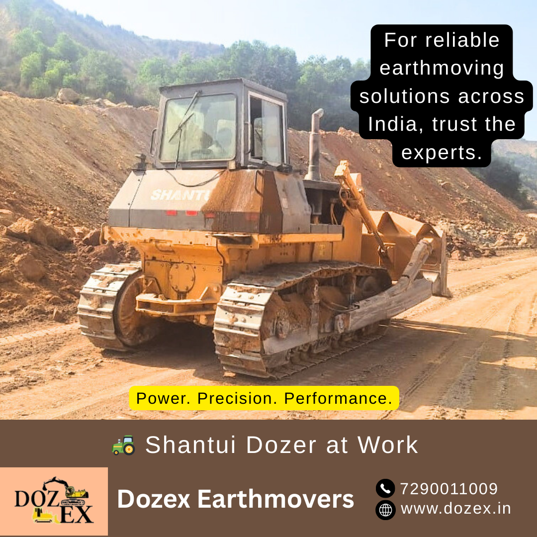 Shantui Dozer at Work, Powering Progress with Dozex